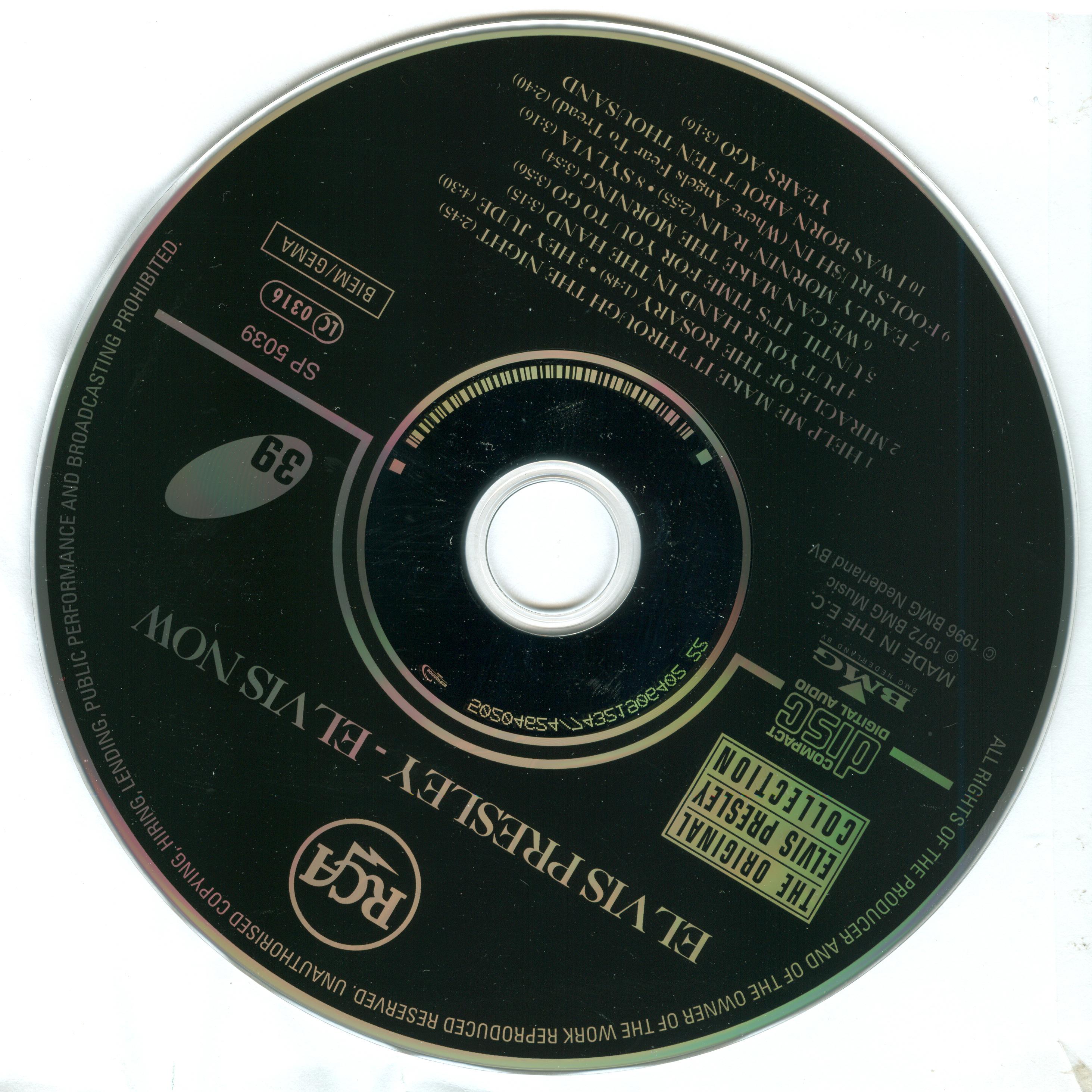 Elvis Presley The Original Elvis Presley Collection 39; Elvis Now : CD ...
